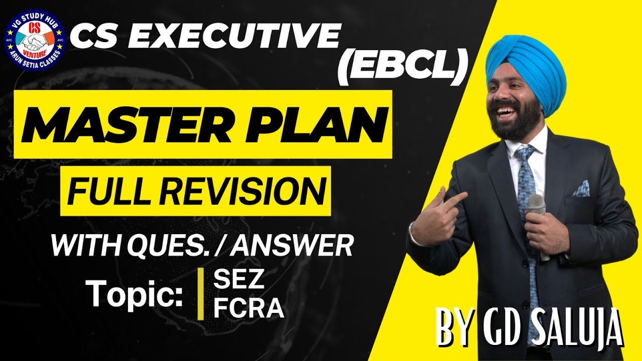 🔴EBCL KI PATHSHALA 🔥I SEASON -02 I SEZ-FCRA I CS GD SALUJA ️I JUNE 2023 🔴 - YouTube