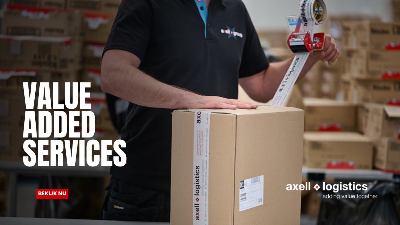 Axell Logistics VAS | Verpakken, etiketteren & kwaliteitscontrole - YouTube
