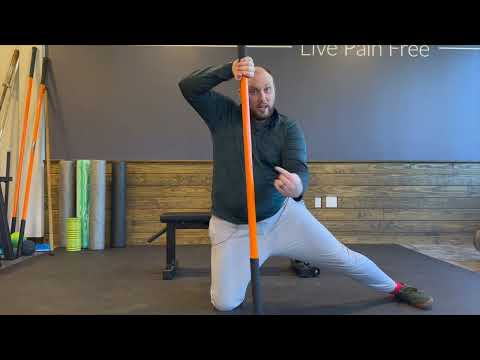 Thoracic Rotation with Mobility Stick - YouTube