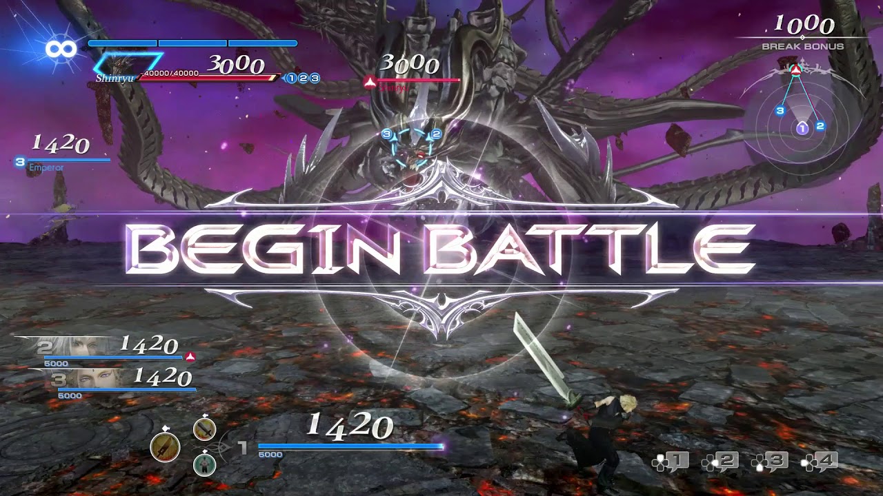 Dissidia Final Fantasy Nt - Shinryu Final Boss Fight - YouTube