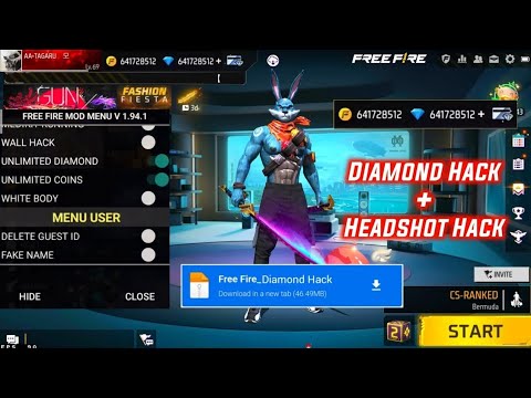 Free Fire +Max Rank Working injector 100% Antibam Vip Headshot Injector ...