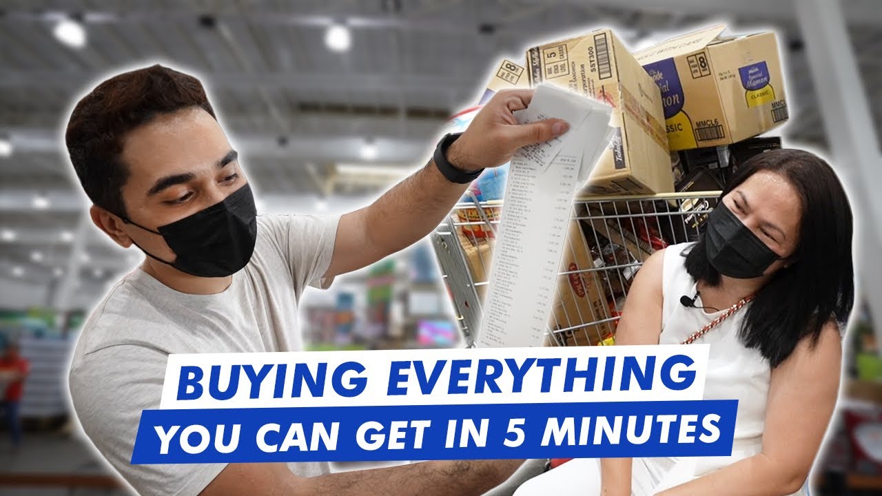 BUYING EVERYTHING YOU CAN GET IN 5 MINUTES | HASH ALAWI - YouTube