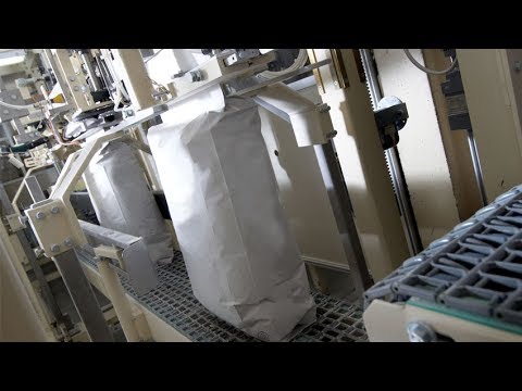 Open-Mouth Bottom-Up Filler Filling Paper Bags (OML-1040 BF) - YouTube
