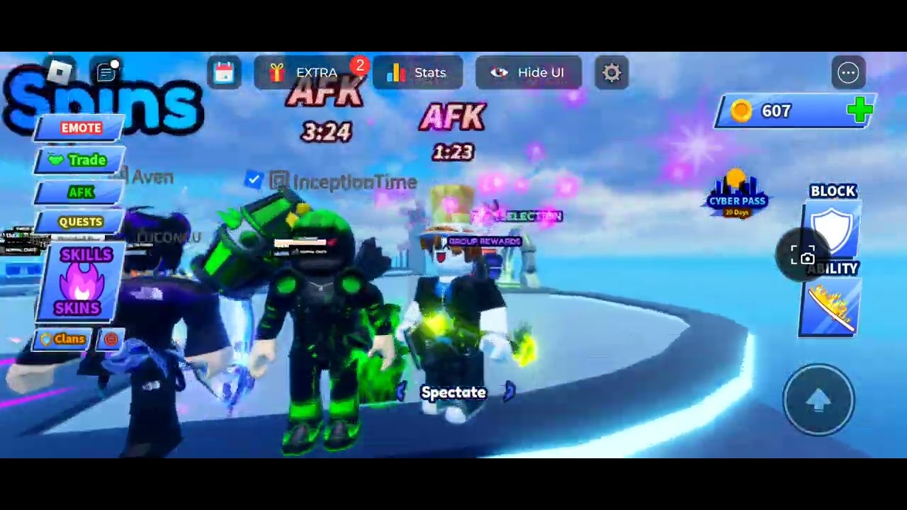 Inception time roblox admin. - YouTube