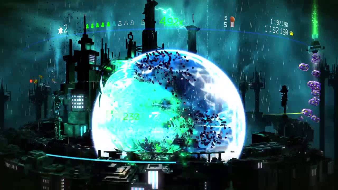 RESOGUN Save all humans on Ceres only moving right - Gold Medal - YouTube