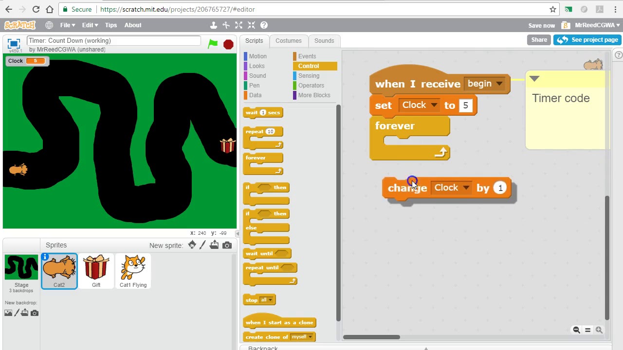 Scratch Timer Countdown Part 1 YouTube Scratch Timer Countdown Part 1 YouTube