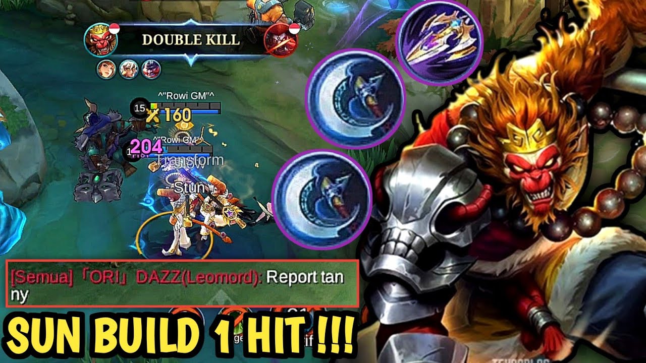 SUN BUILD 1 HIT!! ABNORMAL DAMAGE | Build Top 1 Global Sun - Mobile ...