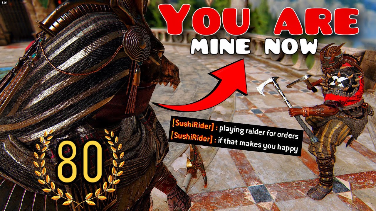 [FOR HONOR] Max Rep Medjay uses my "Ungabunga" against me | Skill issue ...