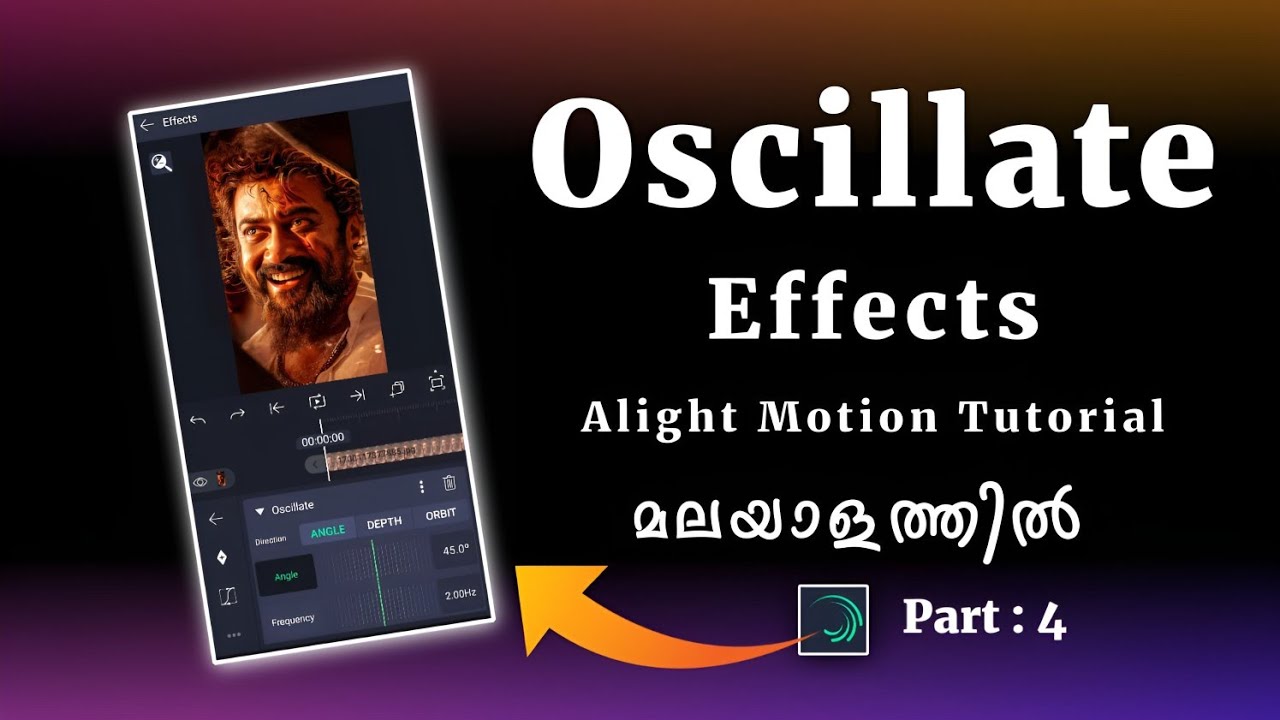Oscillate Effect alight Motion tutorial Video editing Malayalam How to ...