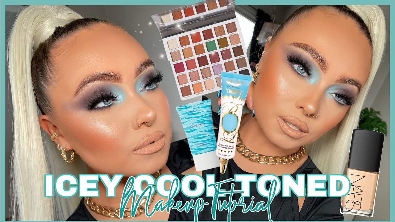 Get ready with me! ICEY COOL TONED EYESHADOW | Makeup Tutorial - YouTube