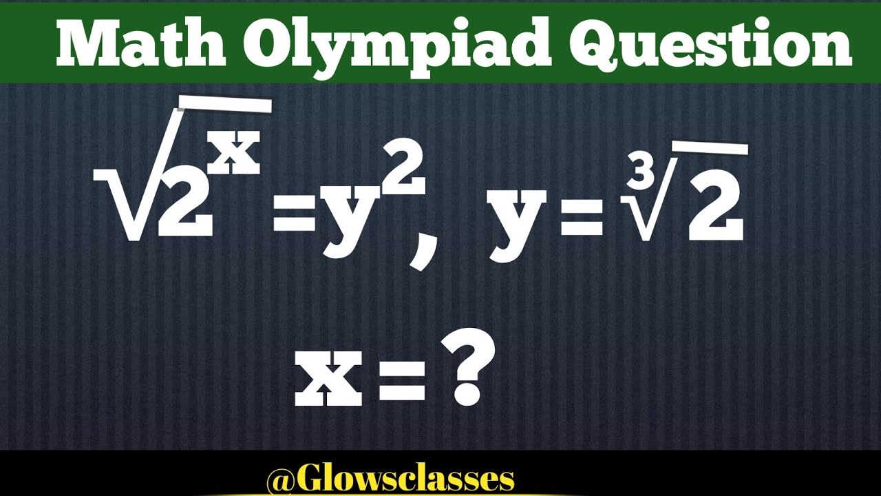 Beautiful Radical Question ||#matholympiad #radical Challenge - YouTube