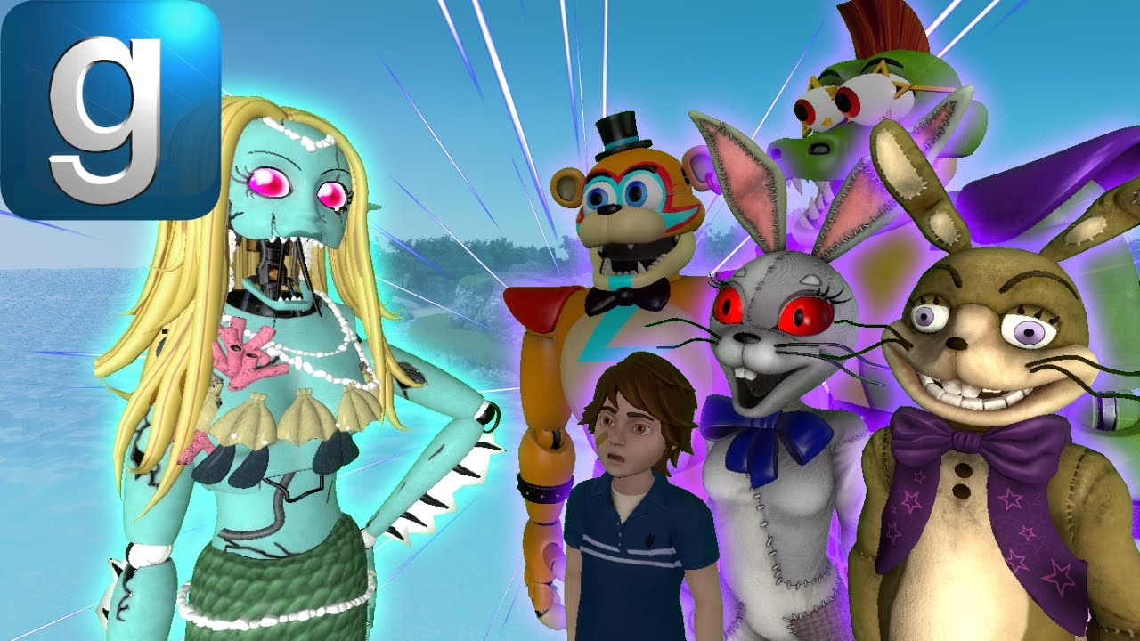 Vanny and Friend's Get Deserted on a Island (Gmod FNaF RP) - YouTube