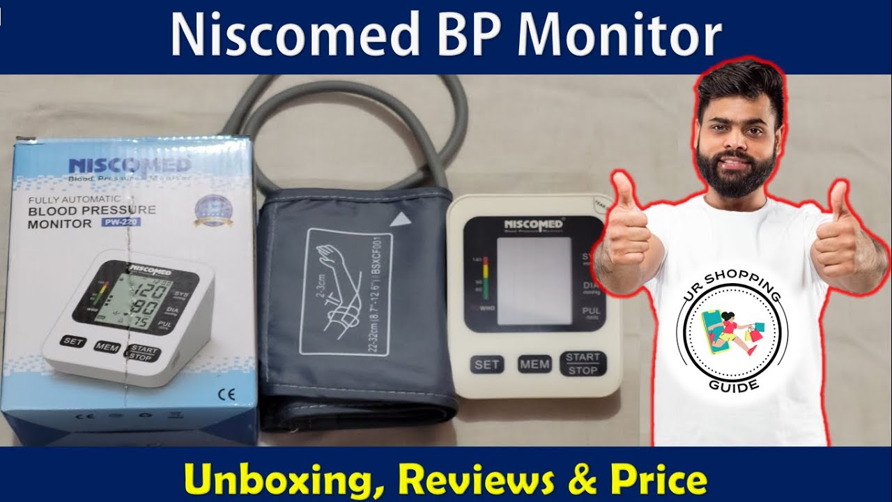 Niscomed PW 220 Fully Automatic Digital Blood Pressure Monitor and ...
