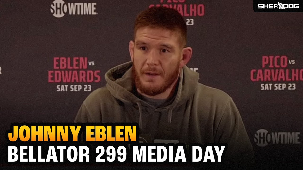 Johnny Eblen | Bellator 299 media day interview - YouTube