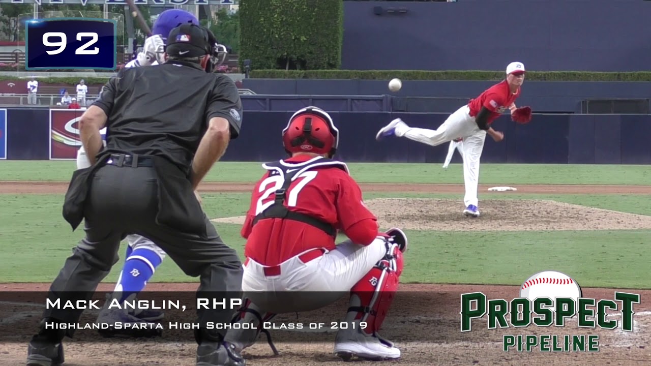 Mack Anglin Prospect Video, RHP, Highland Sparta High School Class of ...