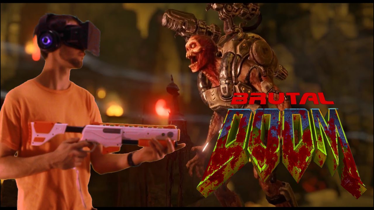 Brutal Doom Virtual Reality Full 360 Degrees Standing Top Shot Elite ...