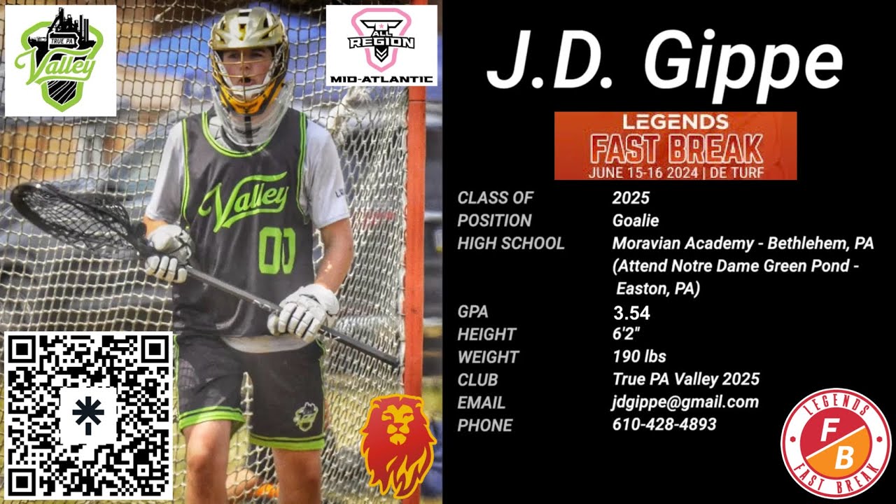 JLC061624-J.D. Gippe (2025 Goalie, #00) Legends Fast Break Tournament ...