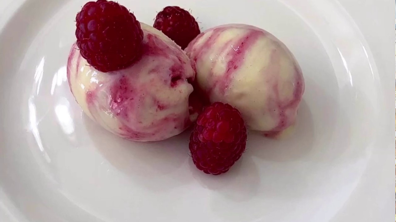 Raspberry Ripple Ice-cream by Ian Orr - YouTube