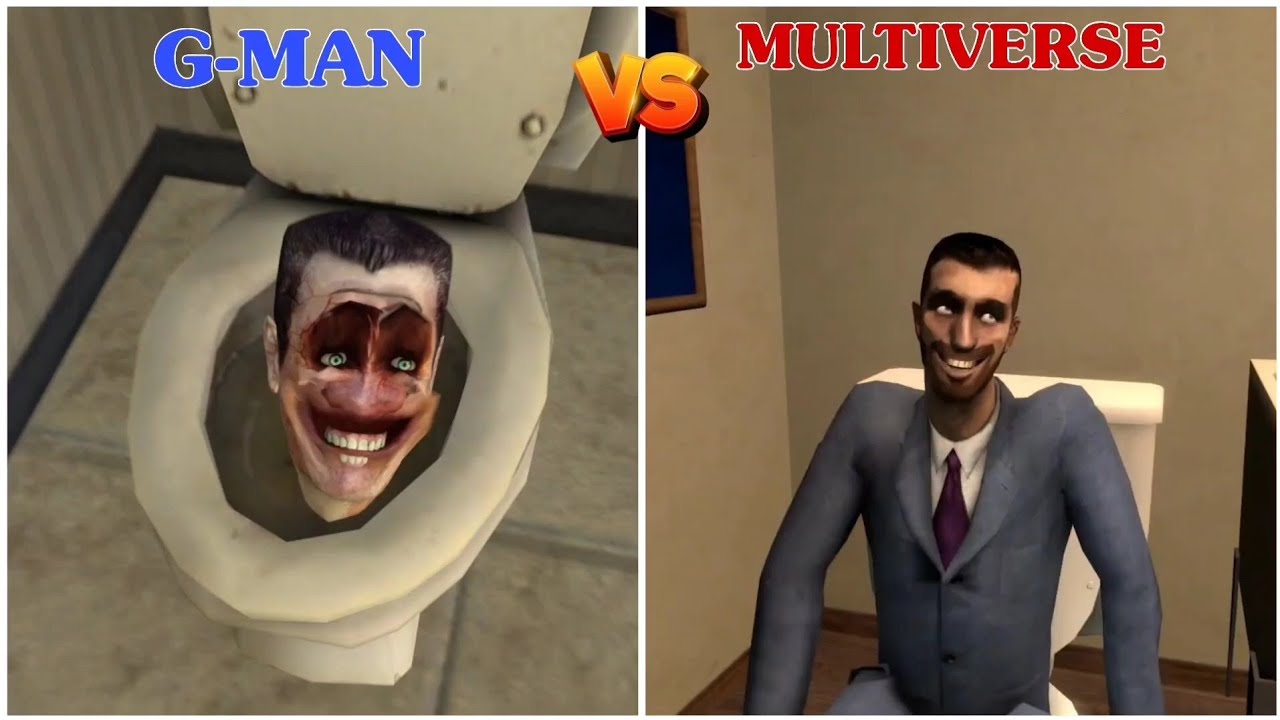 SKIBIDI MULTIVERSE VS G-MAN BATTLE 1 - YouTube