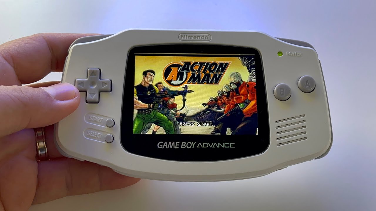 Action Man Robot Atak (1) | Gameboy Advance SP (IPS display) gameplay ...
