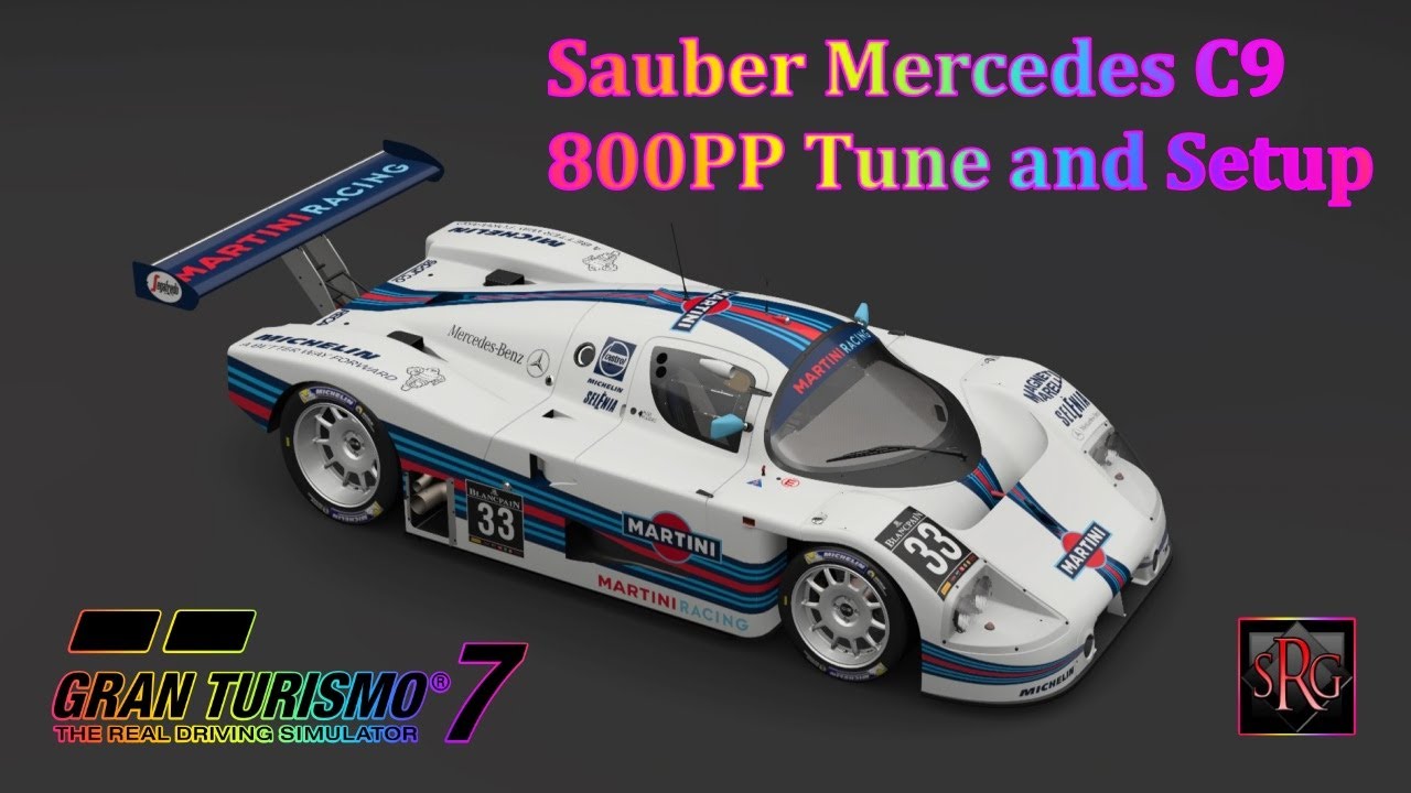 GT7 - The Best NEW Sauber Mercedes C9 800PP Tune and Setup - YouTube