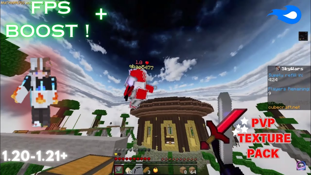 FPS Boost PvP Texture Pack Minecraft Bedrock And MCPE ( FPS BOOST 1.19 ...