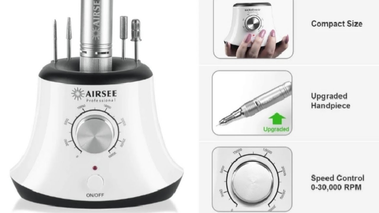 Airsee Nail Drill review - YouTube
