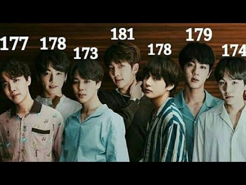 {Compare YOUR HEIGHT with BTS} Compare SUA ALTURA com o BTS! - YouTube