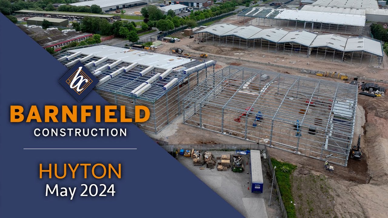 Barnfield Construction at Huyton, Liverpool — May 2024 - YouTube