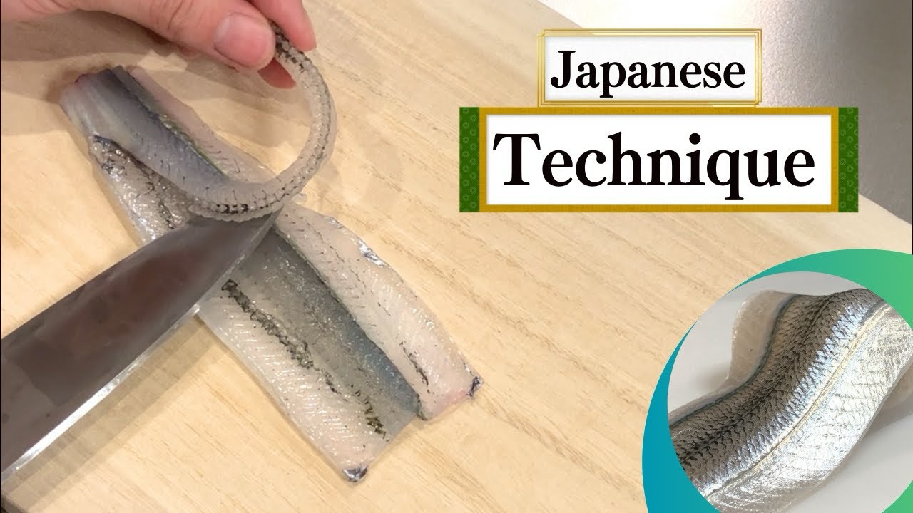 How to fillet a fish for Sushi - Japanese technique | “Harabiraki ...