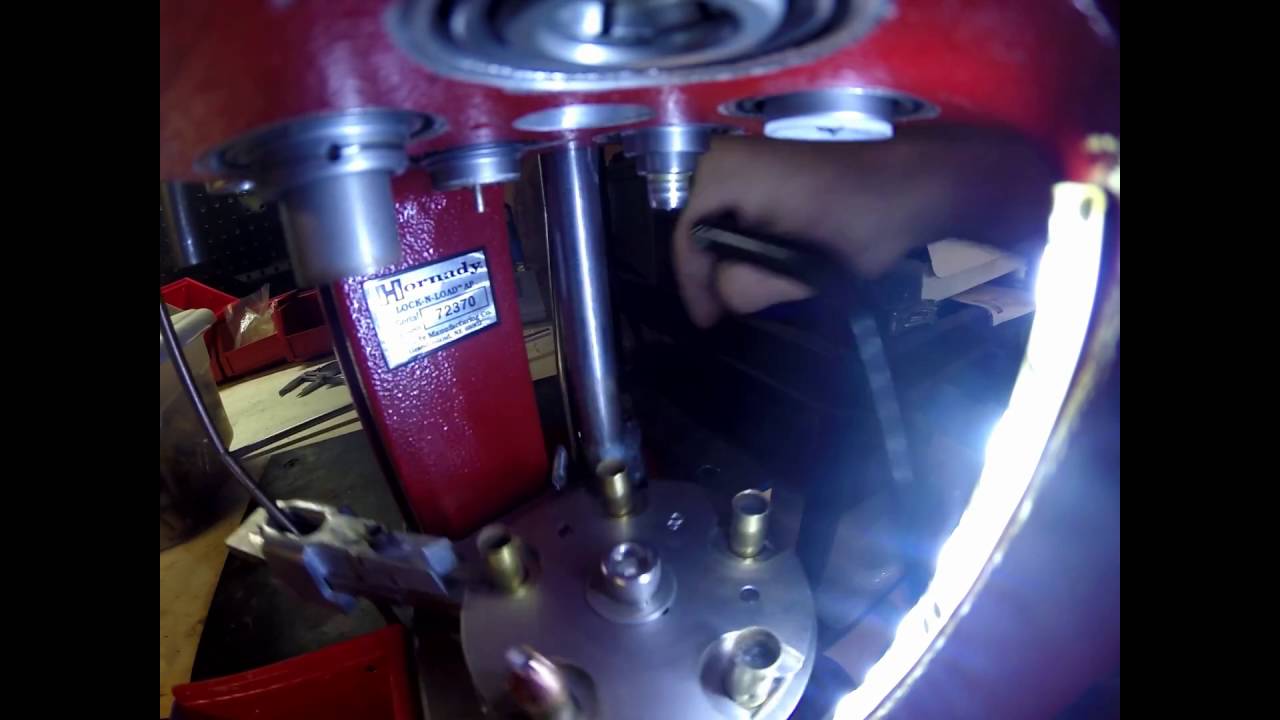 Hornady Lock n Load progressive Reloading Press - YouTube
