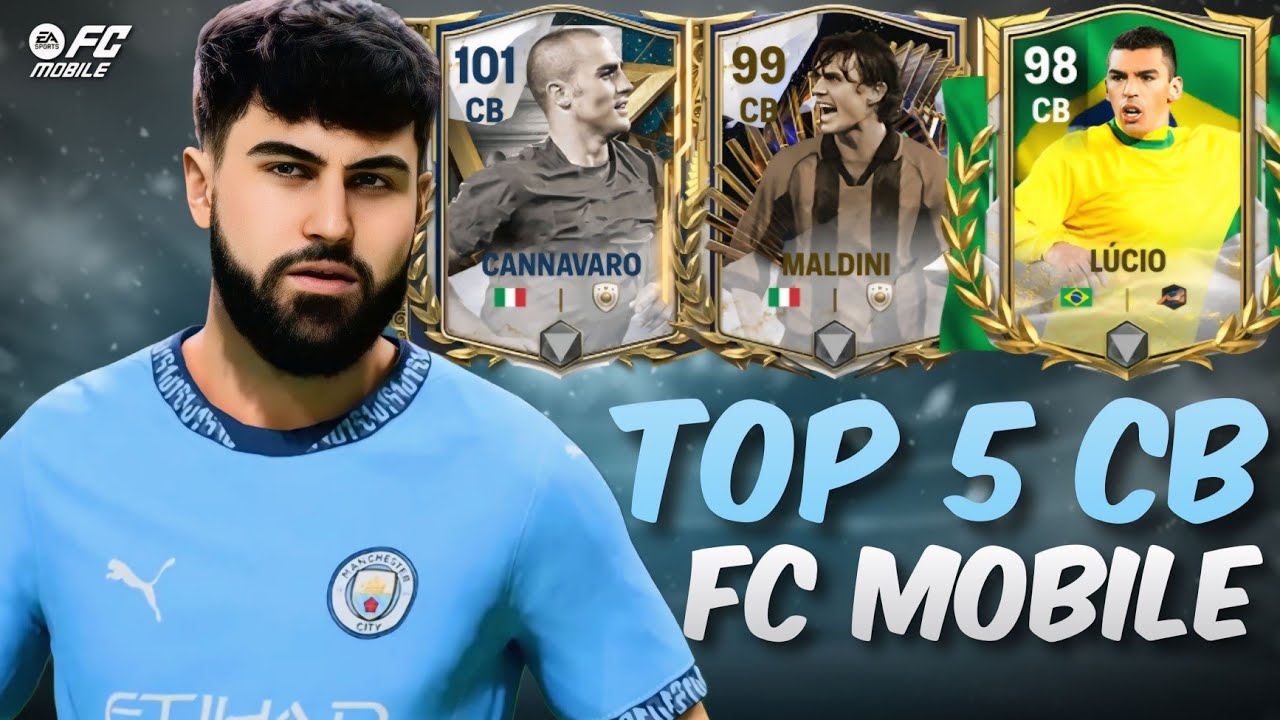 TOP 5 CB IN FC MOBILE 🔥 TOP 5 CENTER BACKS FC MOBILE || LION - YouTube