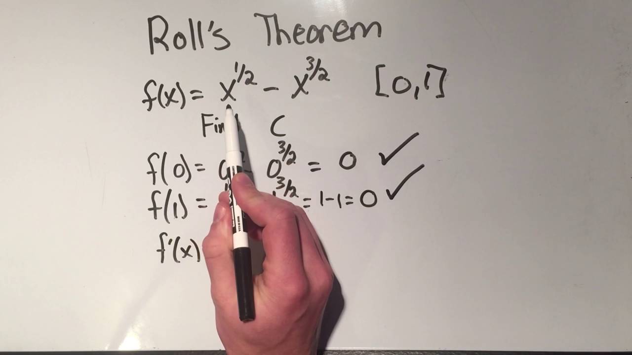 Roll's Theorem - YouTube