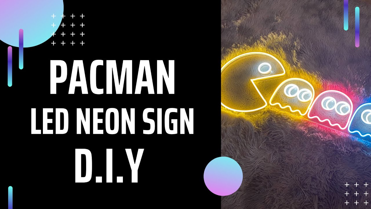 Pacman - How To DIY Neon Sign - YouTube