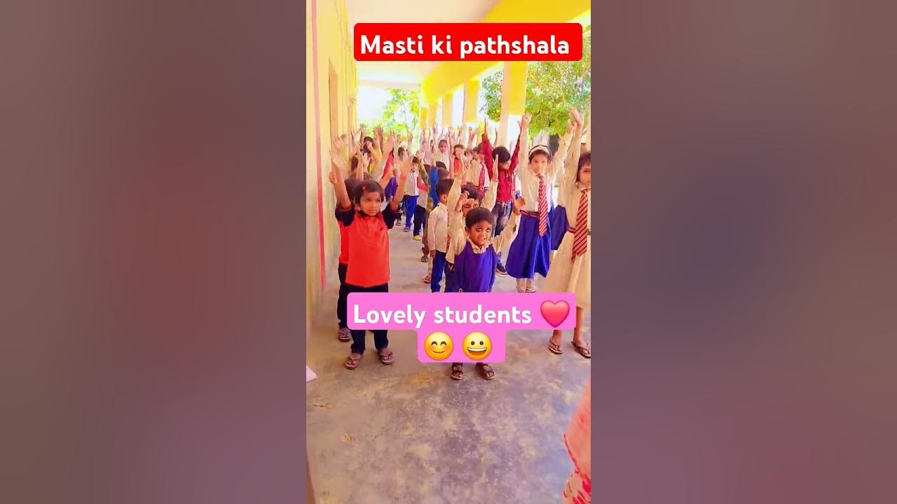 Masti ki pathshala #school #activity #viral #education#P.T #activty ...