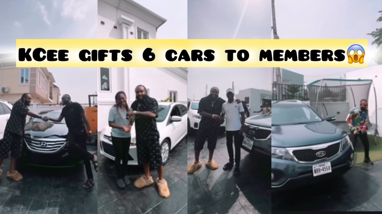 KCee gifts his band members one car each this is truly amazing this is ...