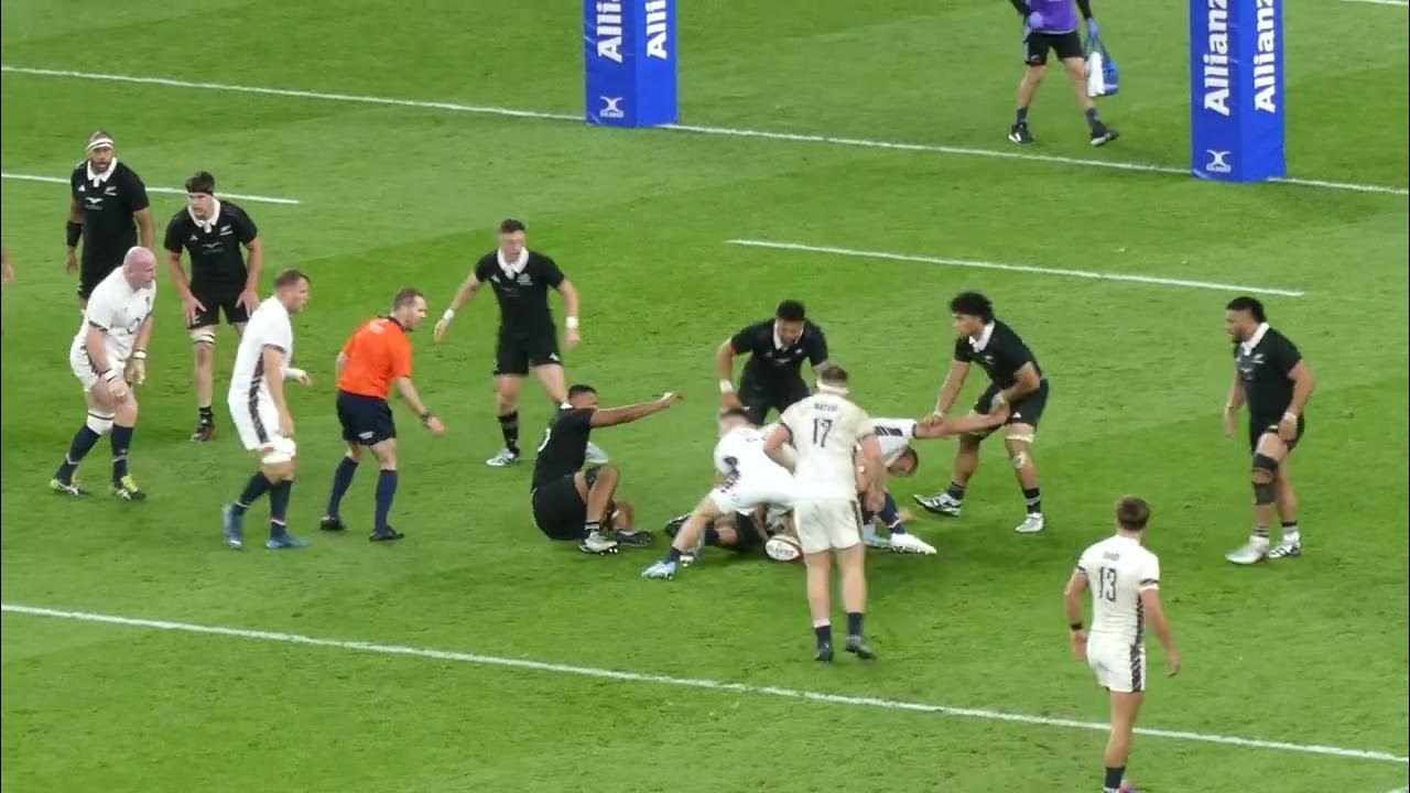 Last Play of All Blacks vs England - Autumn Nations 2024 - YouTube