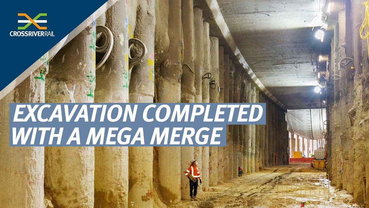 Excavation Completed with a Mega Merge - YouTube