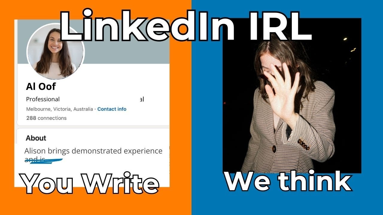 LinkedIn Profile Cringe | LinkedIn IRL | If you look like LinkedIn word ...