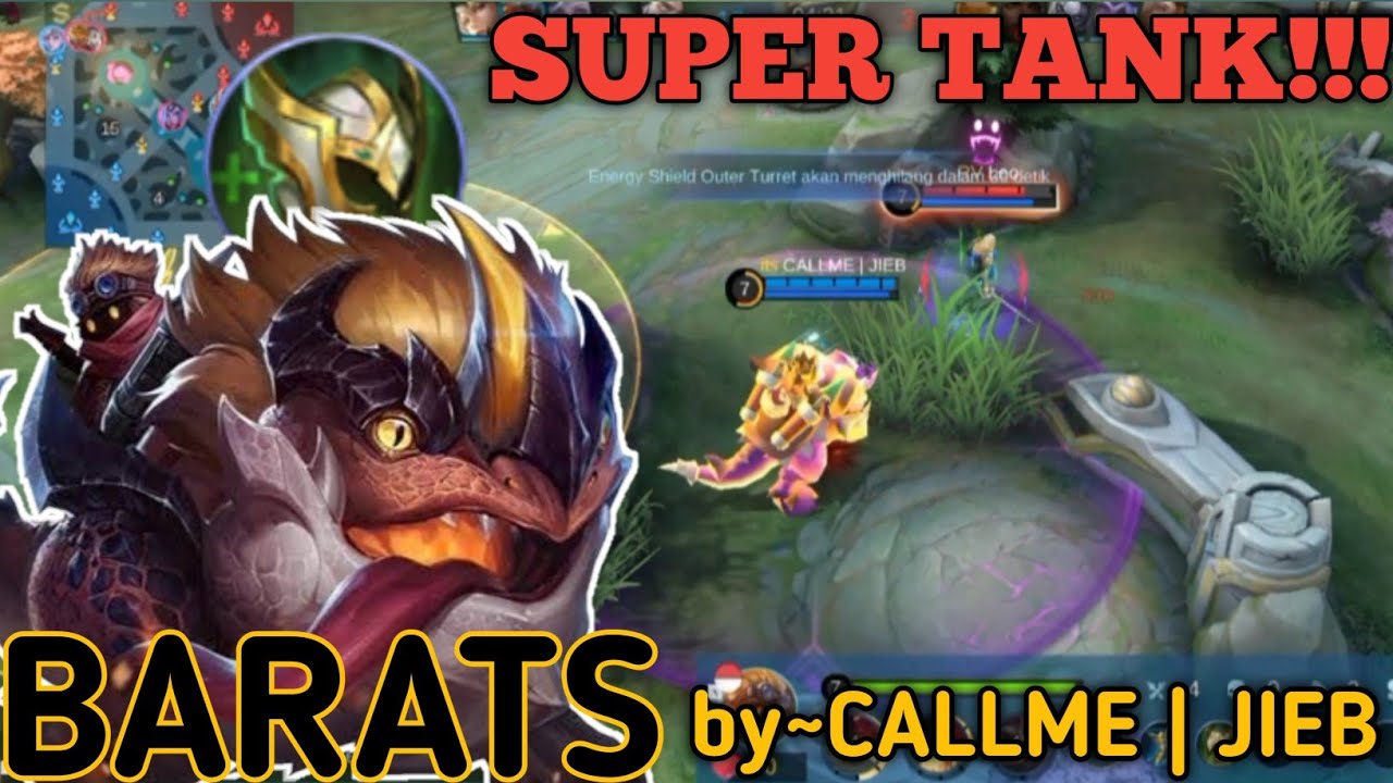 Mvp Hyper Barats Build Super Tank By~callme Jieb Mlbb Youtube