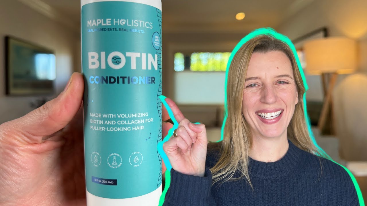 Get Thicker Hair with Maple Holistics Biotin Magic! - YouTube