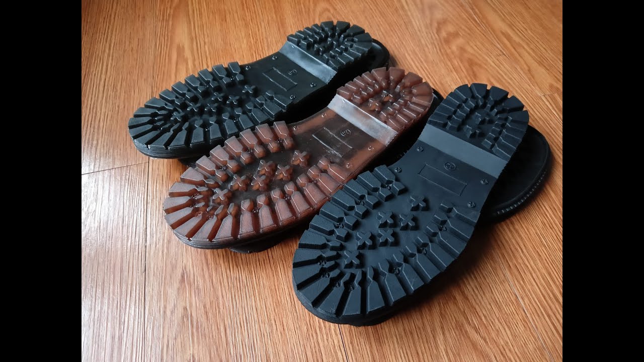 103 Outsole Alas Bawah Sole Sepatu Karet Mentah Docmart Boots TPR PVC ...