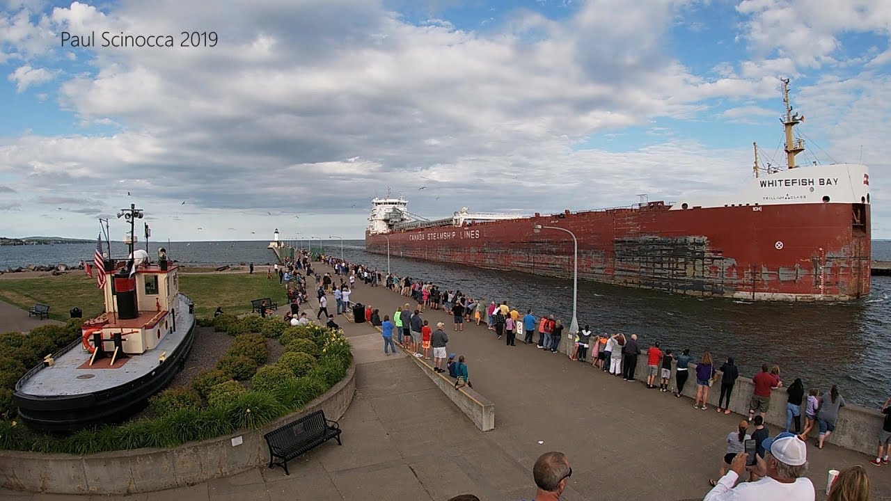 Trillium Class arrival....The Whitefish Bay arrives Duluth for ore ...