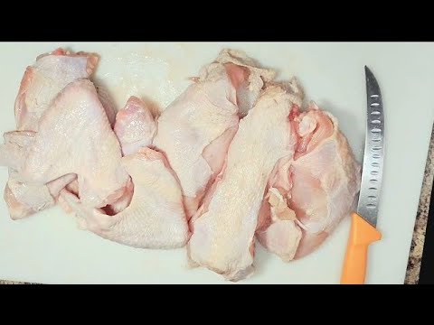 How to Break Down a Whole Raw Turkey into Parts Quick and Easy ...