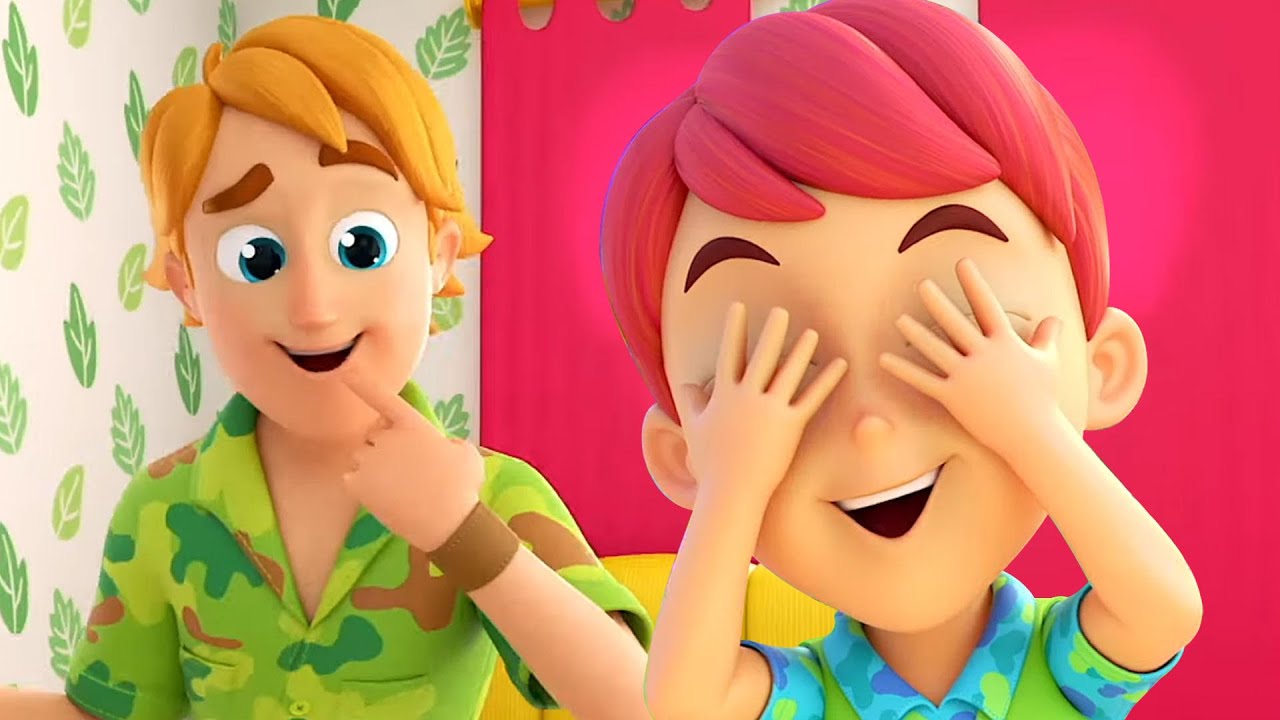 Peek A Boo, Animal Songs and Kindergarten Rhymes for Kids - YouTube