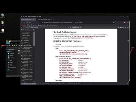 3. OSDev EFI based Bootloader - Text - YouTube
