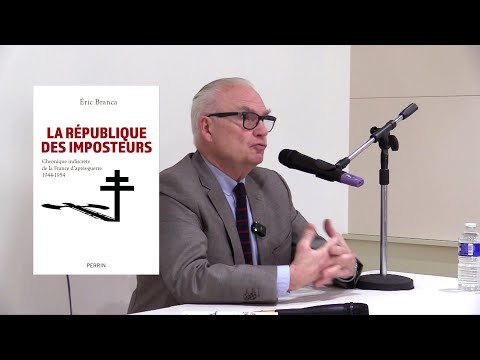 Conférence d’Éric Branca : \