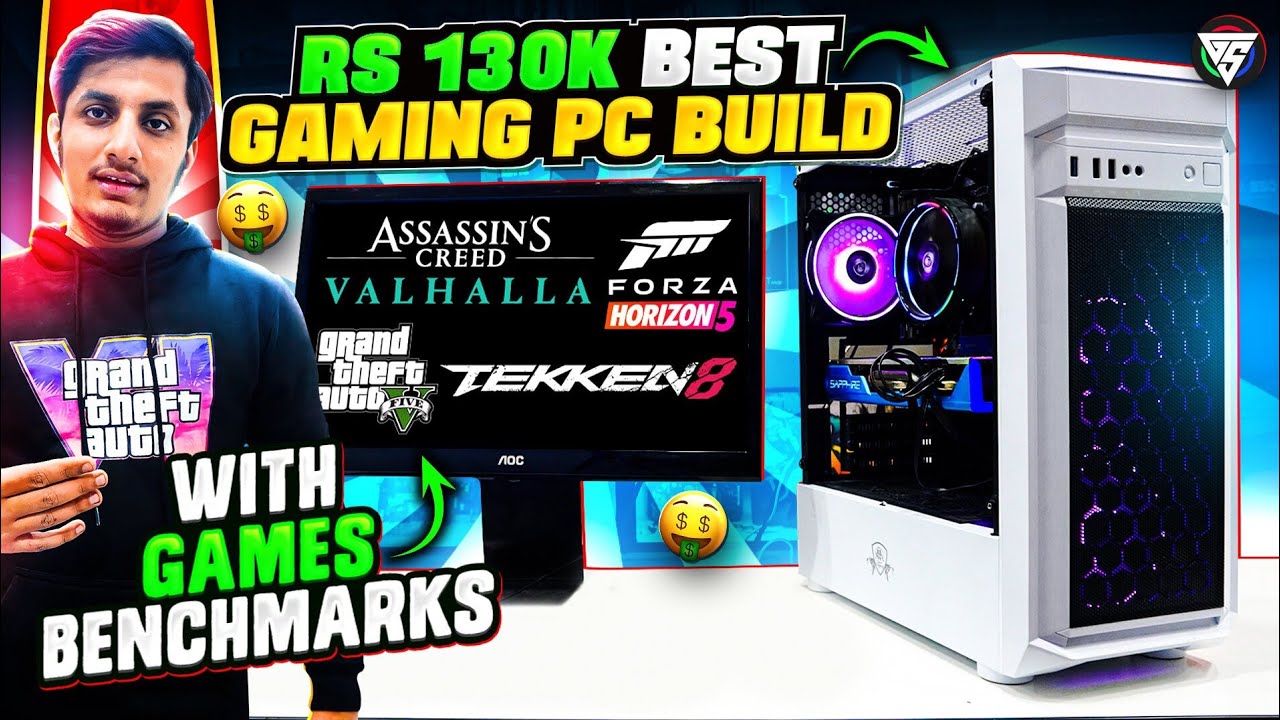 130k Best Gaming Pc Build With Games BENCHMARKS | GTA 6 & Tekken 8 ...
