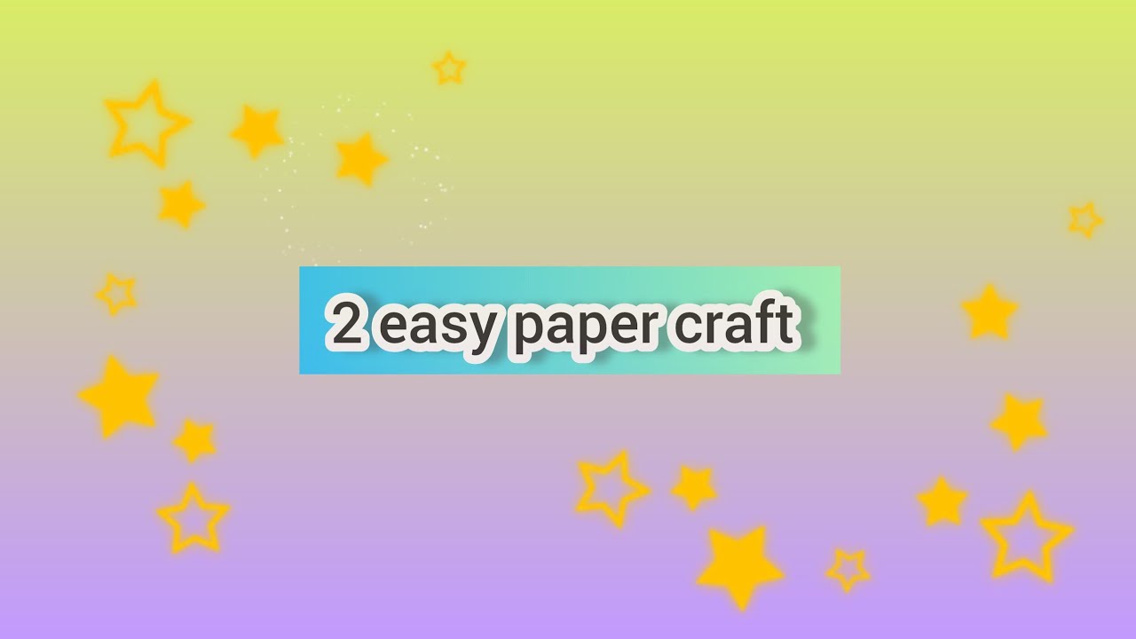 Easy 2 paper craft 😜 Fun craft 🤪 #diy #craft @CraftArtistB - YouTube