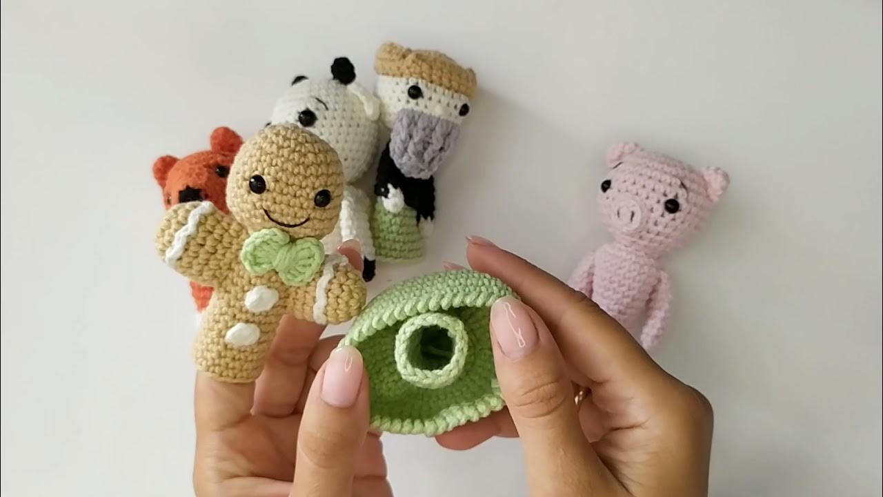 finger puppets, the tale of the gingerbread man / пальчиковый театр ...